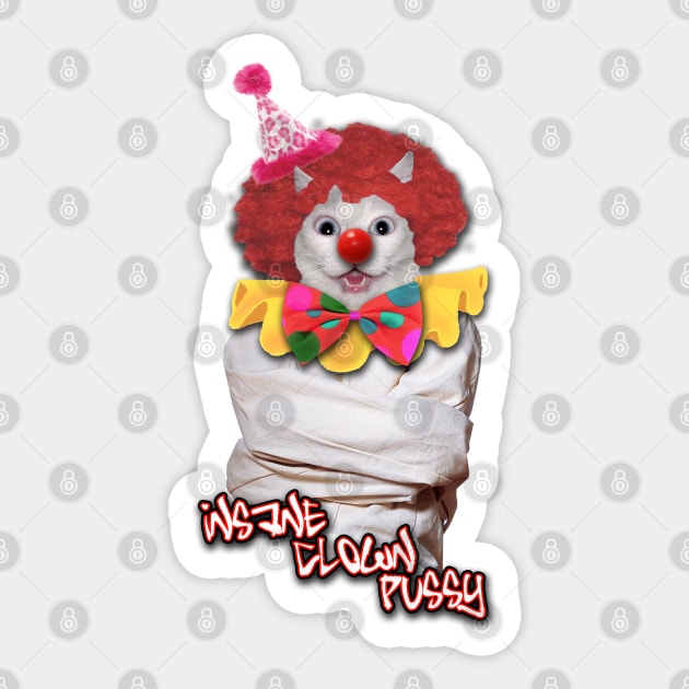 Insane Clown Pussy Icp Sticker Teepublic